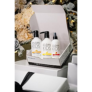 Clean Kids Naturally Bath Sets (Shampoo, Conditioner, & Detangler) EWG Verified