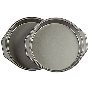 Amazon Basics Nonstick Round Baking Cake Pan, 9 Inch, Set of 2