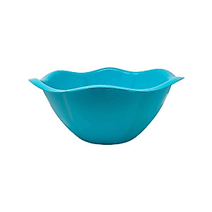 Plastic Serving Bowls for Parties (13inch Diameter - Set of 4), Chip Bowls for Parties, Popcorn Bowls, Plastic Bowls for Parties, Candy Bowls, Large Plastic Bowls