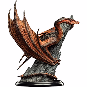 Weta Workshop The Hobbit Trilogy: Smaug The Magnificent Polystone Mini Statue, Multicolor