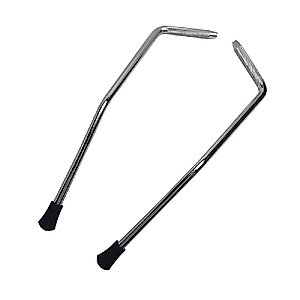 Ludwig 10.5" x 9.5mm Gull Wing Bass Drum Spurs For 18" & 20" Drums, PC40062