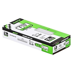 meite F19 18 Gauge 3/4-Inch Galvanized Brad Nail Ideal for Upholstery, Trims, Molding, Woodworking 5,000 PCS/Box (1 Box)