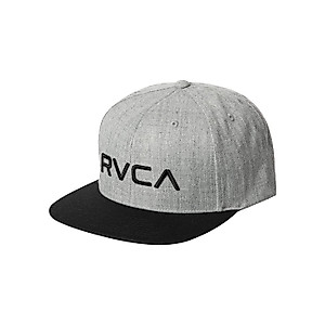 RVCA Twill Snapback II Heather Grey/Black One Size