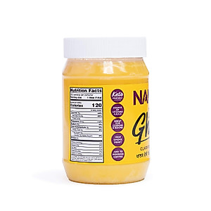Nanak Desi Ghee Clarified Butter - Premium Quality, Keto Friendly, Certified Paleo, Lactose-Free, Source of Vitamins A & D Great Alternative for Butter Suitable for Cooking (14 oz)