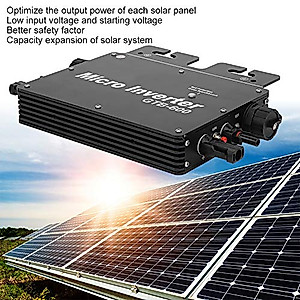 600W Grid Tie Inverter,MPPT Solar Power Grid Tie Inverter,Pure Sine Waving Inverter,Aluminum Alloy Micro Inverter(AC110-130V)