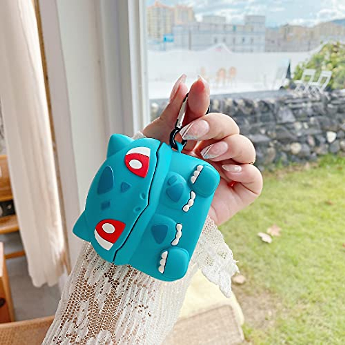 Beats Studio Buds Case,Cute 3D Cartoon Kawaii Funny Fun Beats Studio Buds Case,Soft Silicone Shockproof Keychain Charging Box.for Boys and Girls,Compatible Beats Studio Buds Skin Cases