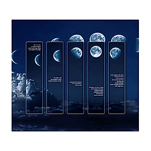 CZQIKEDA Space Bookmarks for Kids,Space Theme Bookmarks, Colorful Universe BookMarkes,Galaxy Planet Spaceship Inspirational Bookmarks for Kids