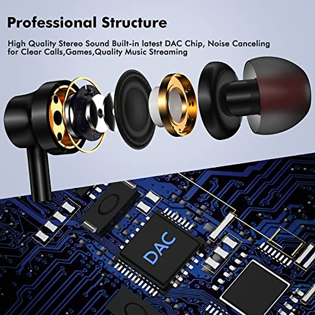 USB C Earbuds for Google Pixel 7 Pro 6, Noise Cancelling Headset Type C Earphones with Microphone Stereo Wired Headphones Earpiece for Samsung Galaxy S23 Ultra S22 Plus S21 FE S20 Plus iPad Oneplus 11