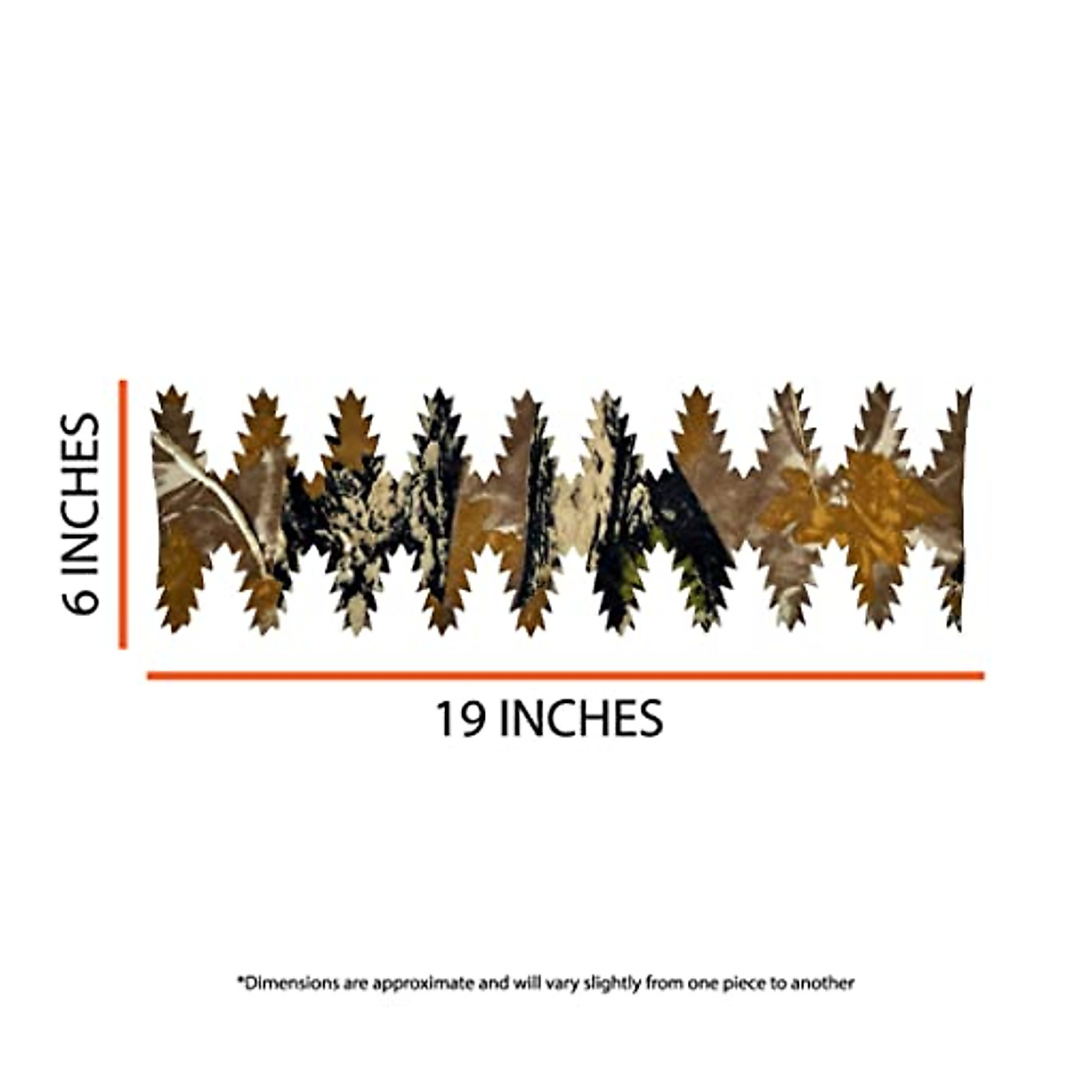 Arcturus 3D Loose Leaf Bundle - 50 Laser-Cut Leaf Strips for 3D Camouflage | Great for Hunting Blinds, Rifle Wraps & DIY Ghillie Suits (Fall Forest)