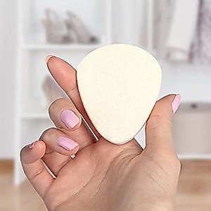 Metatarsal Felt Foot Pads (1/4" Thick- 18 Pieces) Metatarsal Pads for Pain Relief Forefoot, Ball of Foot Cushions for Women & Men Plantar Fasciitis Neuroma