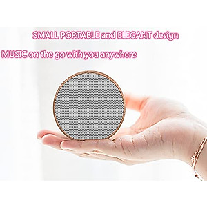 UZiLaCo Wireless Speakers, Portable Bluetooth Speaker with IPX4 Waterproof, Perfect Small Size, HD Sound, Wireless Bluetooth Speaker for Home Office Bookshelf Outdoor Travel Camping-White
