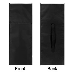 2PCS Thicken BBQ Tool Storage Bag,Portable Grill Accessory Oxford Grill Tool Carry Bag,Outdoor Picnic Cooking Tools Bag for Picnic Trip Outdoor Camping(Size:24.41 x 9.45inch)