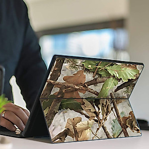 IT'S A SKIN Microsoft Surface Pro 6 (fits Most Older Models) Decal Vinyl Wrap | Tree camo Real Oak
