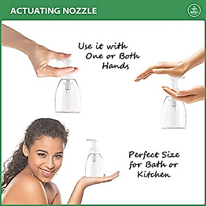 Bar5F Foaming Pump Bottle for Dr. Bronner's Castile Soap and All Generic Concentrated or Regular Soaps, 8.5-Ounce