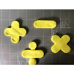 Math Symbols Cookie Cutters (set of 4)
