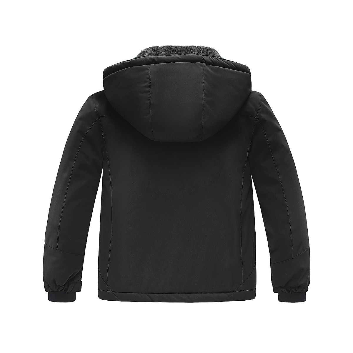 wantdo Girls' Water Resistant Ski Jacket Fleece Winter Snowbaording Coat Charcoal 10-12