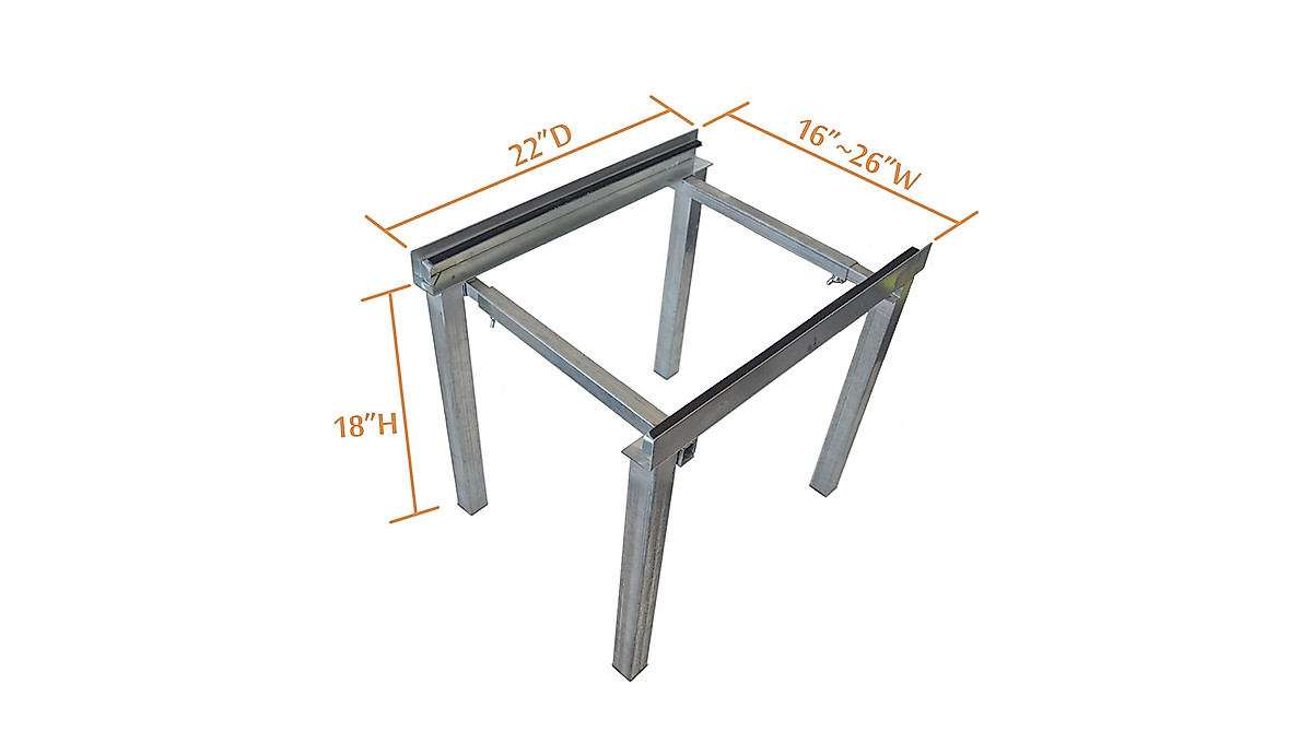 Jeacent Air Handler Stand: Heavy-Duty Heat Pump Support