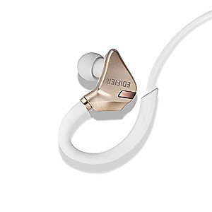 Edifier W296BT Bluetooth Neckband Headphones, Sports Wireless in-Ear Earphones Sweat and Water Resistant with CVC Noise Suppression and Multi-Point Support - White