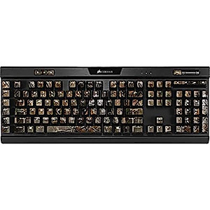 Skinit Decal Skin Compatible with K95 RGB Platinum Mechanical Gaming Keyboard - Officially Licensed NFL Los Angeles Chargers Realtree AP Camo Design
