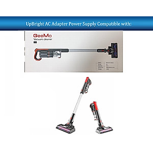 UpBright 26.5V AC/DC Adapter Compatible with GeeMo G201 21Kpa K14 14KPa 22V 22.2V 2000mAh Li-ion Battery Stick Cordless Vacuum Cleaner 3YE GQ18-265050-AU TAA0122650050HJ 0.5A Power Supply Charger PSU