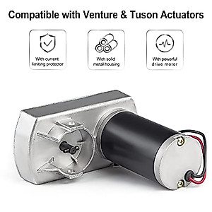 JDMON RV Slide Out Motor in-Wall Slide-Out Motor 18:1 Ratio Replace M-8910 168956, 295380, 131903, 12 Volts 5800 RPM Venture Acuator for RV Camper Trailer