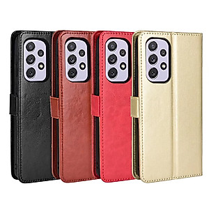 YBROY Case for Motorola ThinkPhone, Magnetic Flip Leather Premium Wallet Phone Case, with Card Slot and Folding Stand, Case Cover for Motorola ThinkPhone.(Red)