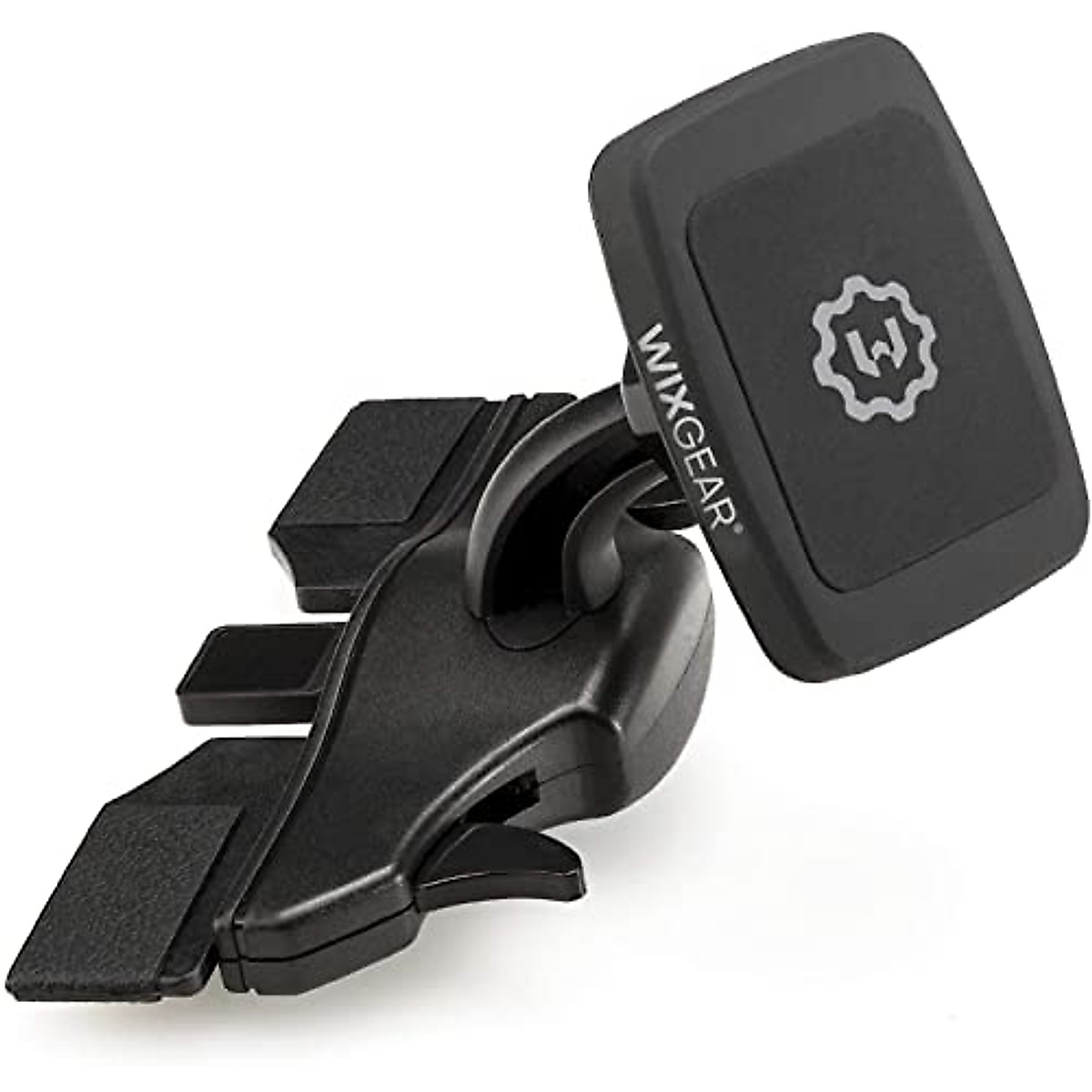 WixGear Cd Mount, CD Slot Magnetic Car Mount Holder for Cell Phones and Mini Tablets with Fast Swift snap Technology, [Only Fits CD Player Slots Measuring 4.5 to 5 Inches]