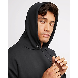 Hanes mens Ultimate Cotton Heavyweight Pullover Hoodie athletic sweatshirts, Navy, Large US