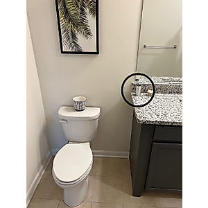 Peaceful Bathroom Noise Machine, Portable Bathroom Noise Blocker (Silver)