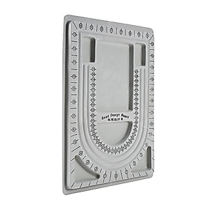 Bead Design Board Bracelets Necklaces in Beading Board Jewelry Organizer Tray Design DIY Craft Tool Bead Board Necklace Beading DIY Craft Tool Bead Design Board Bracelets