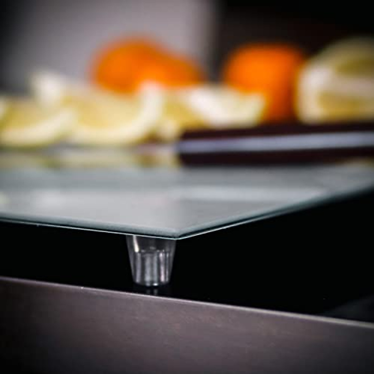 Trademark Innovations 20.5" Tempered Glass Stove Burner Cover & Cutting Board (White Marble)