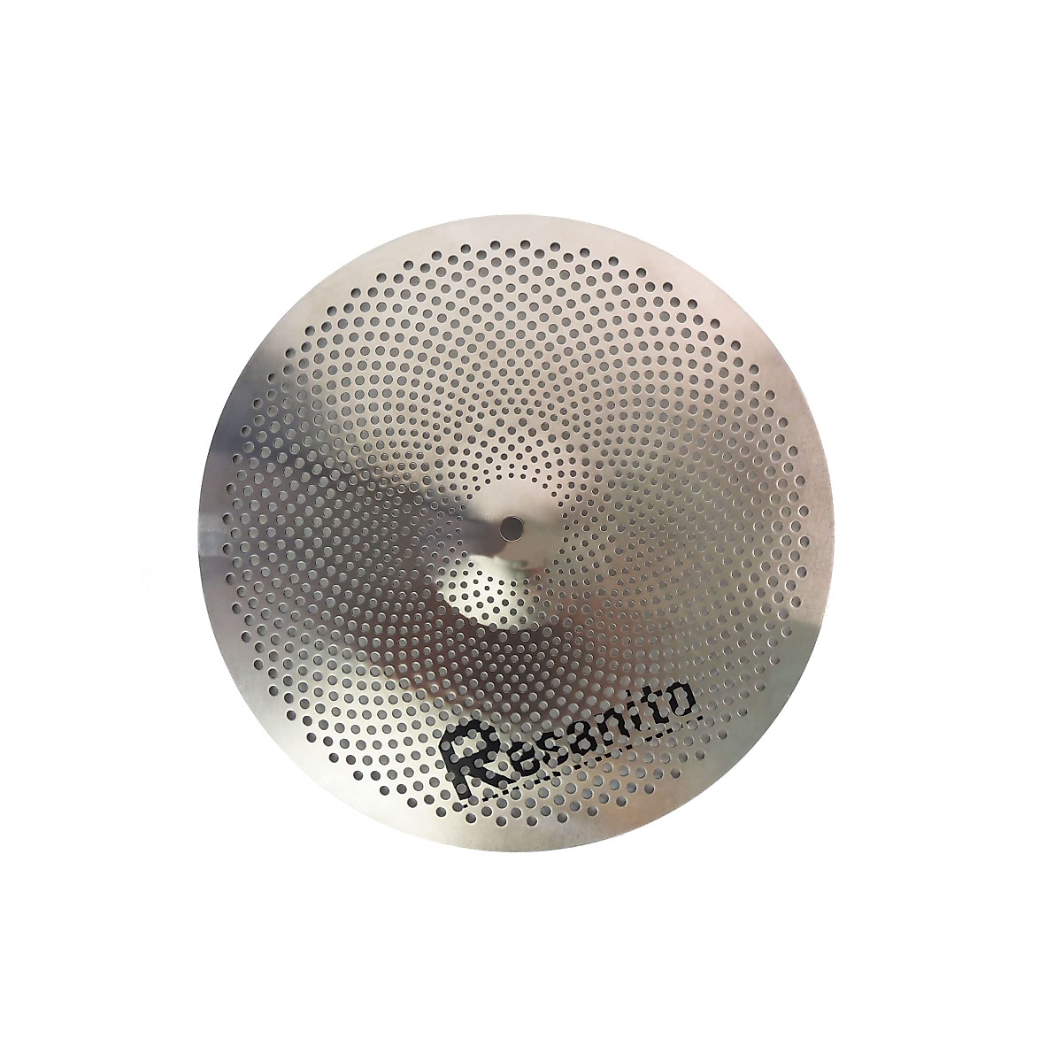 Resanito Low Volume Cymbal Pack Mute Cymbal Set, 14"hi-hat+16"crash+18"crash+20"ride (5 pieces) with FREE Cymbal Bag, Chrome