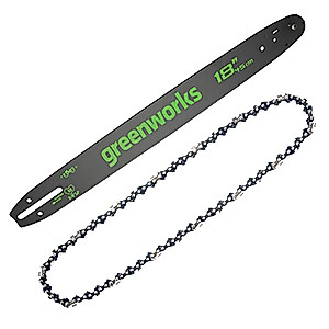 Greenworks 18-Inch Chainsaw Bar & Chain Combo 2904102
