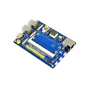 Waveshare Compute Module IO Board with PoE Feature Composite Breakout Board for Developing with Raspberry Pi CM3 / CM3L / CM3+ / CM3+L