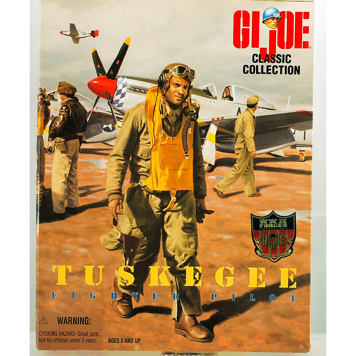 G.I. Joe - 1996 - Kenner - Classic Collection - WW II Forces Collection - Tuskegee Fighter Pilot - Action Figure - w/ Accessories - Out of Production - Limited Edition - RARE - Collectible