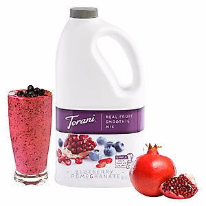 Torani Real Fruit Smoothie Mix, Blueberry Pomegranate, 64 Ounce