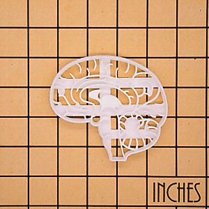 Anatomical Brain cookie cutter, 1 piece - Bakerlogy