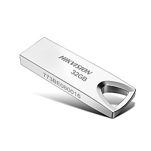 Hikvision M200 Flash Drive 32GB USB2.0, Flash Storage Memory Stick, with Metal Case for Data Storage and Backup, Speed up to 10-20MB/S…