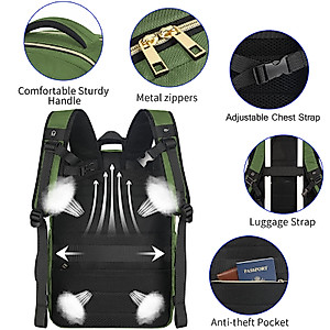 Travel Laptop Backpack, Business Anti Theft TSA Friendly Laptops Backpack with USB Charging Port,Durable Water Resistant College School Computer Bag Gifts for Men & Women Fits 15.6 Inch Notebook,Black