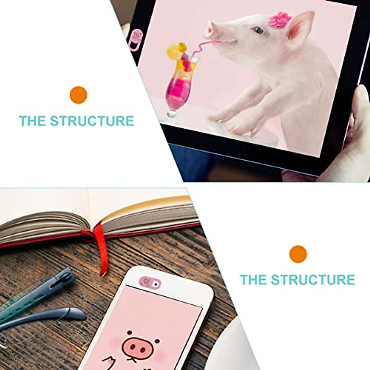 SOLUSTRE Ipads 12 Pcs Webcam Slider Webcam Slider Webcam Privacy Lens Protector Camera Slide Blocker Webcam Privacy Lens Phone Camera Cover Phone Camera Cover