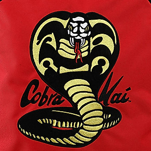 Cobra Kai TV Show Series Red & Black Strike First Tech Backpack