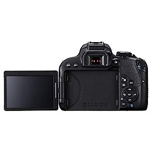 Canon EOS 800D Digital SLR with 18-55 is STM Lens Black (International Model No Warranty)