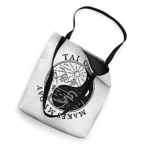 Tai Chi Makes My Day, Retro Vintage 80s Yin Yang Balance Tote Bag