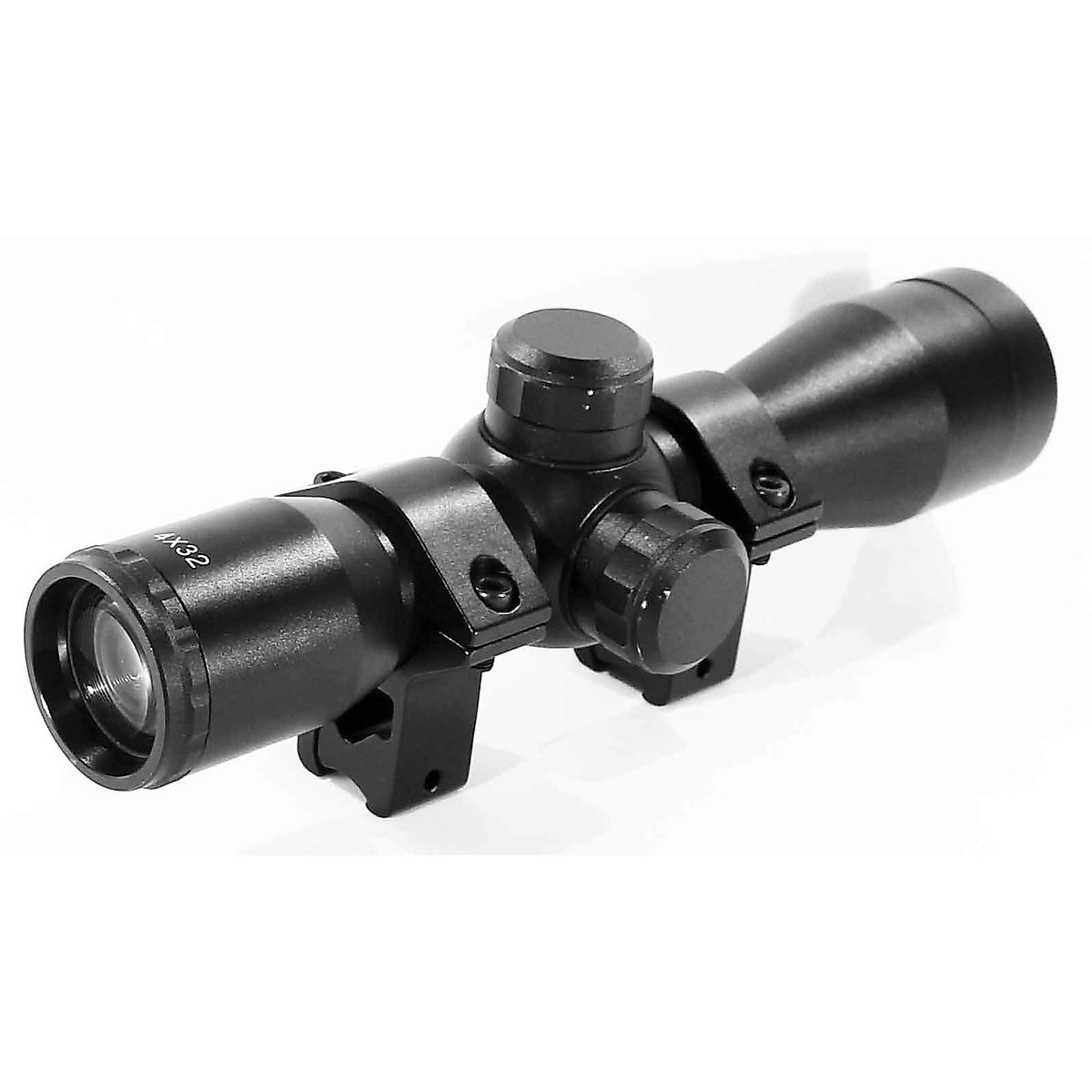 Trinity 4X32 hunting scope for Savage Model 64 dovetail rail system mildot reticle aluminum black hunting optics tactical accessory target range gear.