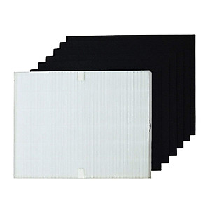 PUREBURG AeraMax 300 Replacement True HEPA Filter Set Compatible with Fellowes HF-300 fits Fellowes AP300PH HF300 AeraMax 290 300 DX95 Air Purifier Part 9287201