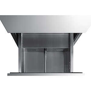 Summit Appliance ADFD2D24PNR 24" Wide 2-Drawer All-Freezer; ADA Compliant; Panel-ready Drawer Fronts (Panels Not Included); Temperature Alarm; Door Alarm; For Indoor/Outdoor Use; Fan-forced Cooling