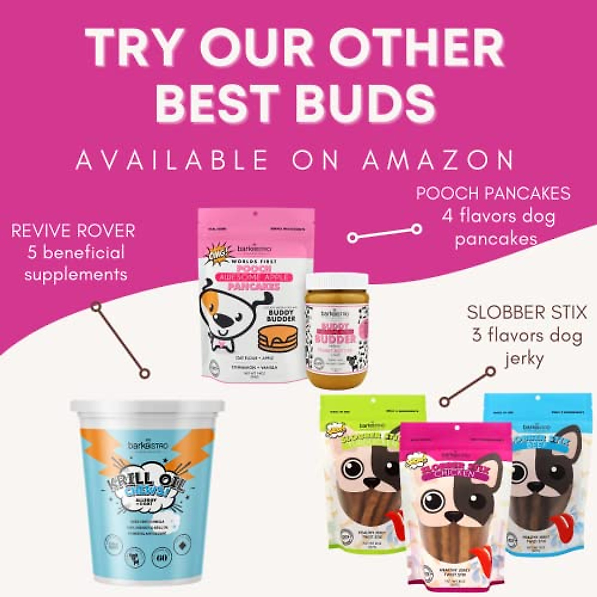 Bark Bistro Company, Awesome Apple, 100% Natural Dog Peanut Butter, Healthy Peanut Butter Dog Treats, Stuff in Toy, Pill Pocket for Dogs, Made in USA, (17oz Jars)