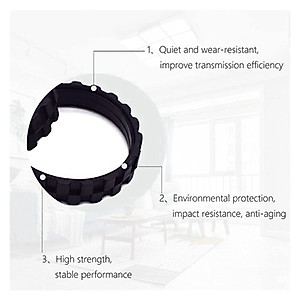 MR.BURGH Tires Fit for IROBOT Fit for ROOMBA Series 500 600 700 800 and 900 Fit for IROBOT 676 980 698 Anti-Slip Replacements Parts