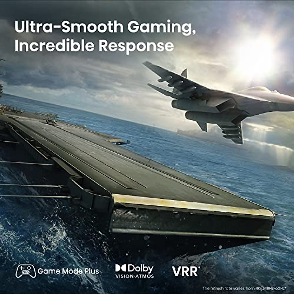 Hisense 55-Inch Class U6 Series ULED Mini-LED Google Smart TV - Quantum Dot Color, 600-Nit Dolby Vision IQ, Game Mode Plus, Hands Free Voice Control, Compatible with Alexa (55U6K, 2023 Model),Black