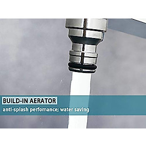 MISSMIN 2 Pack Quick connect snap replacement, with build in Aerator, indoor faucet Quick Connector Fittings